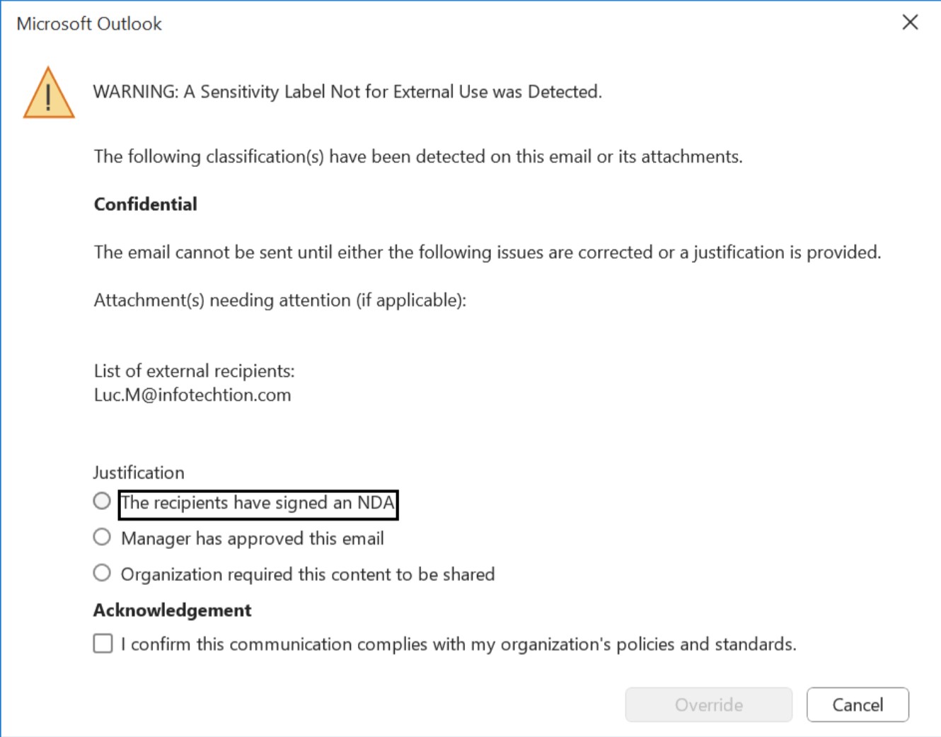Mastering Purview DLP Email Policies: A Comprehensive Guide to Custom Oversharing Dialog Boxes ...